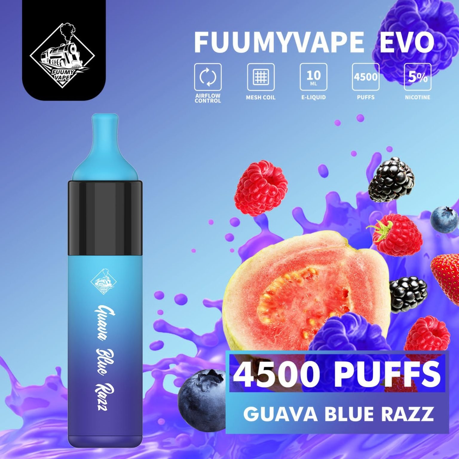 Fuumy Vape Evo 4500 Puffs Disposable Vape in UAE - VapeTimeUAE is the ...