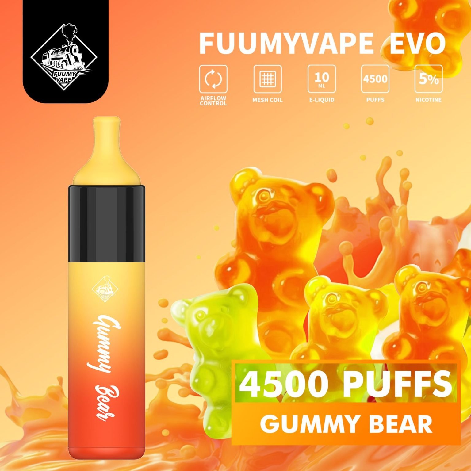 Fuumy Vape Evo 4500 Puffs Disposable Vape in UAE - VapeTimeUAE is the ...
