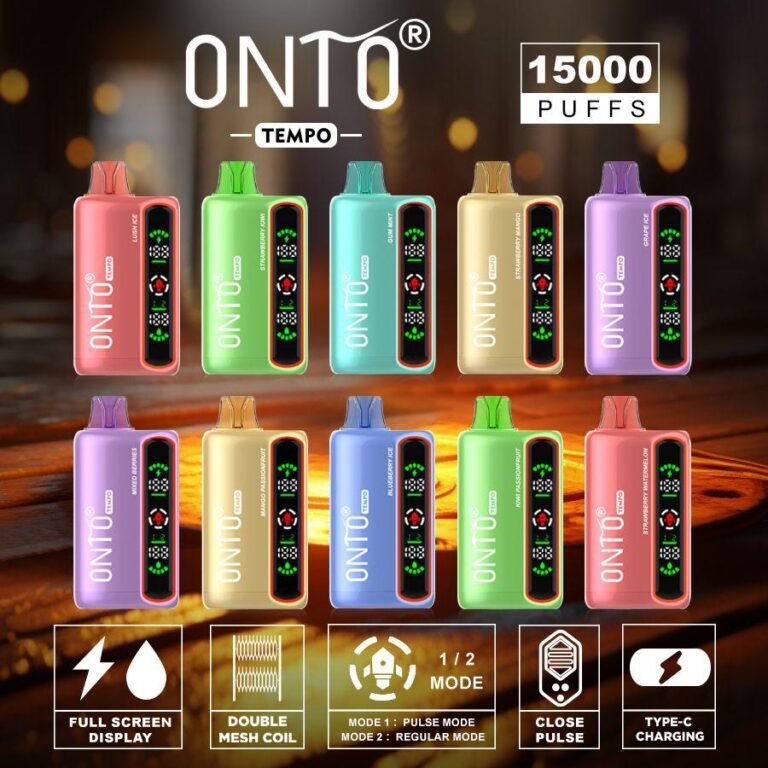 ONTO Tempo 15000 Puffs Disposable Vape | Onto Vape Brand