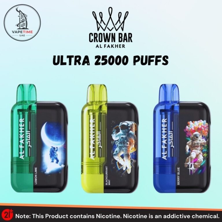Buy Al Fakher Crown Bar Ultra 25000 Puffs | Satisfying Puffs